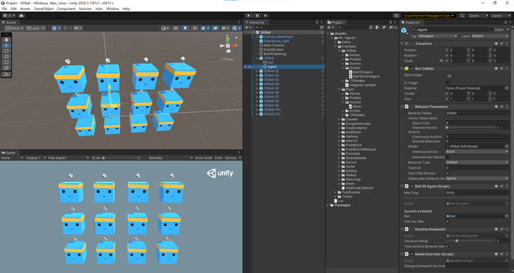 基于ML-Agents和gym_unity用PPO实现Unity环境的3DBall强化学习训练（连续动作空间） - 知乎