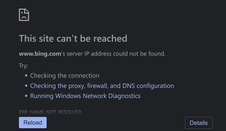 关于浏览器访问网络遇到的 ERR_NAME_NOT_RESOLVED 的错误 - 知乎