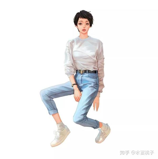 动漫中女生人物绘画技巧——御姐篇 知乎