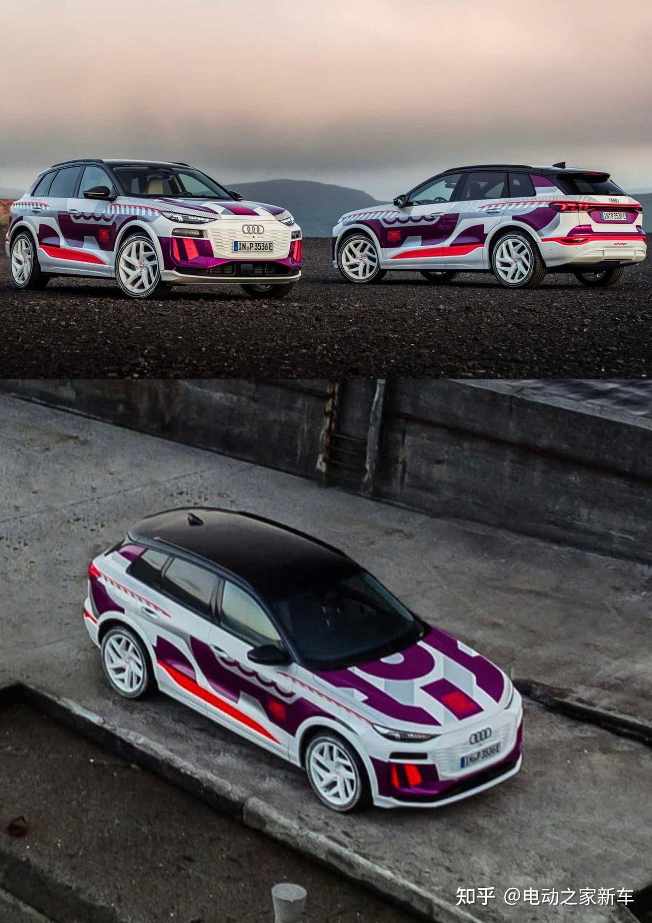 奥迪Q6 e-tron原型车官图 - 知乎