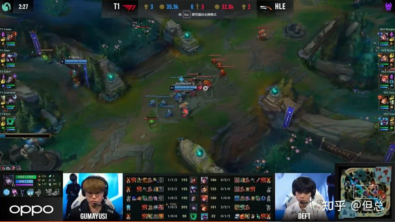 S11淘汰赛第一日：T1 3:0 HLE，抖一中遗憾败北不敌史一中！ - 知乎