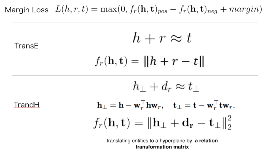 知识图谱嵌入的translate模型汇总（transe，transh，transr，transd） 知乎
