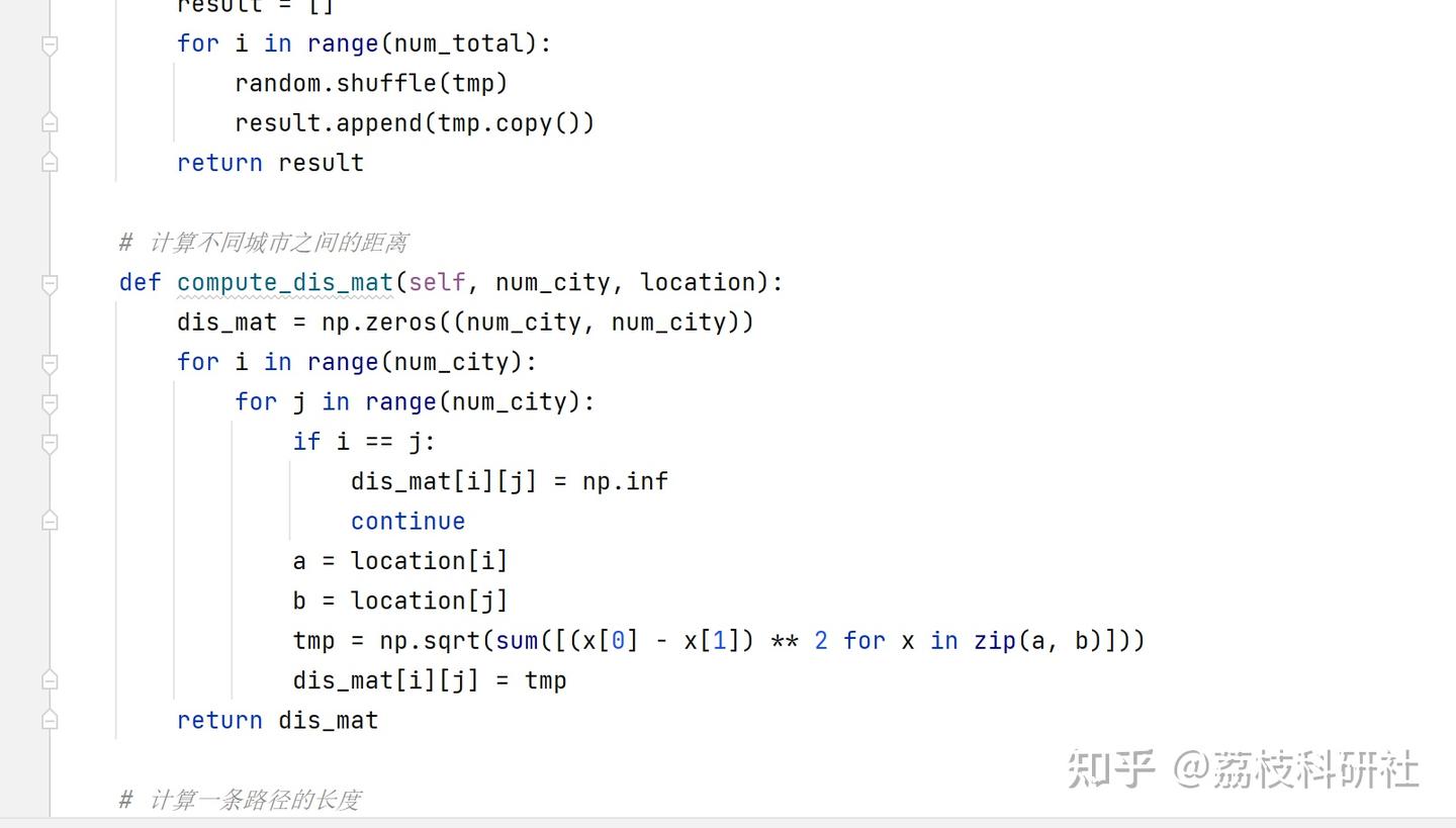 基于遗传(GA)、粒子群(PSO)、模拟退火(SA)、禁忌搜索(ST)、蚁群算法(ACO)、自自组织神经网络(SOM)的TSP算法研究（Python代码实现） - 知乎