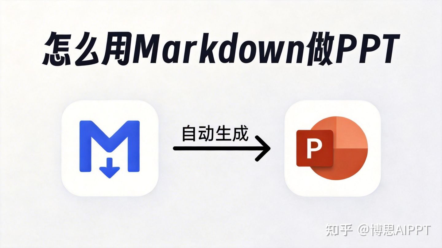 怎么用Markdown做PPT？2026年PPT生成全攻略（附AI工具推荐） - 知乎