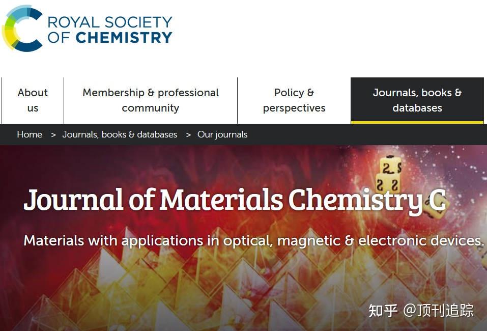[期刊点评] 第23期 Journal of Materials Chemistry C（IF=7.393） - 知乎