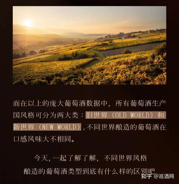 葡萄酒的新旧世界,你了解多少? 知乎