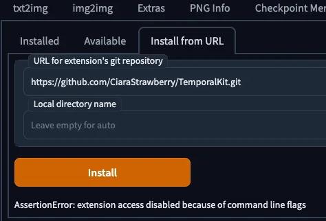 Stable Diffusion安装插件出错AssertionError: extension access disabled because of command line flags - 知乎