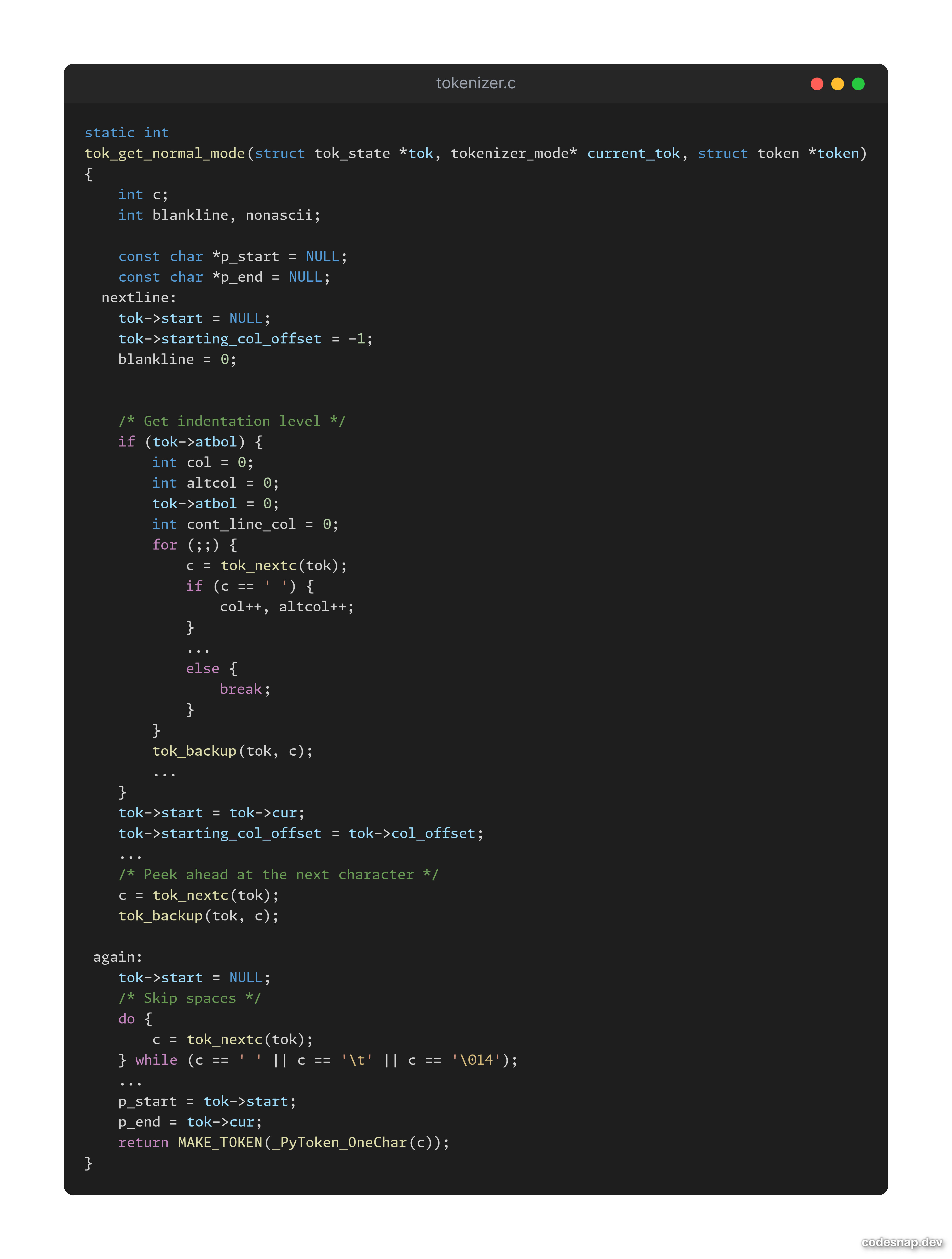 带你一步步调试CPython源码（二、词法分析） - 知乎