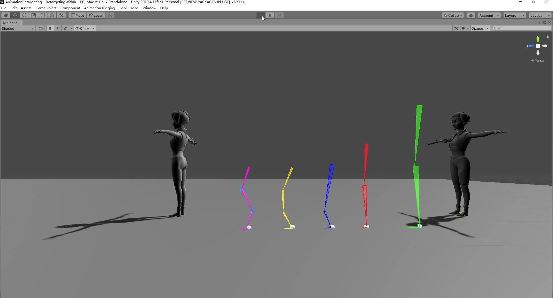 Unity动画重定向以及IK效果结合 - 知乎