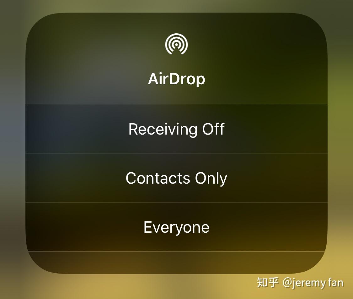 01 隔空传送（Air drop）去哪了 - iPhone 功能技巧 - 知乎