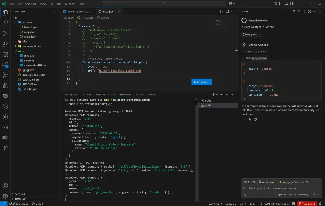 再见，SSE！你好，Streamable HTTP！轻松开发 Streamable HTTP MCP Server - formulahendry - 博客园