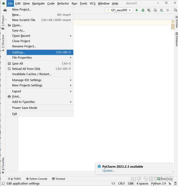 Pycharm如何设置python解释器路径 - 知乎
