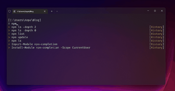 PowerShell配置文件(2)：让你的命令行自动补全功能更强大！ - 知乎