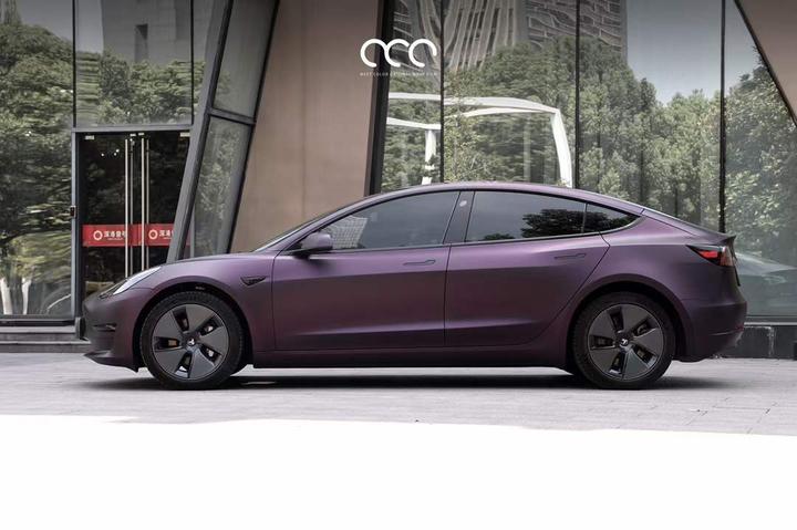 特斯拉Model 3——PET亚黑紫 - 知乎