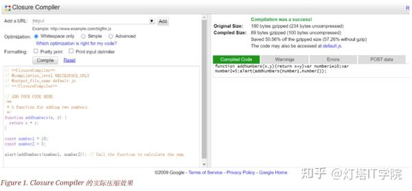 【技术浅谈】JavaScript 代码压缩服务 Google Closure Compiler 使用基础 - 知乎