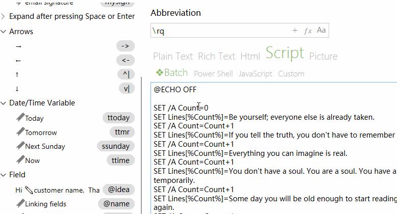 Windows 文字效率工具有了新选择：aText - 知乎