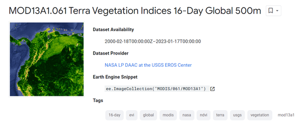GEE基于MODIS数据计算指数并进行逐16d结果影像导出 - 知乎