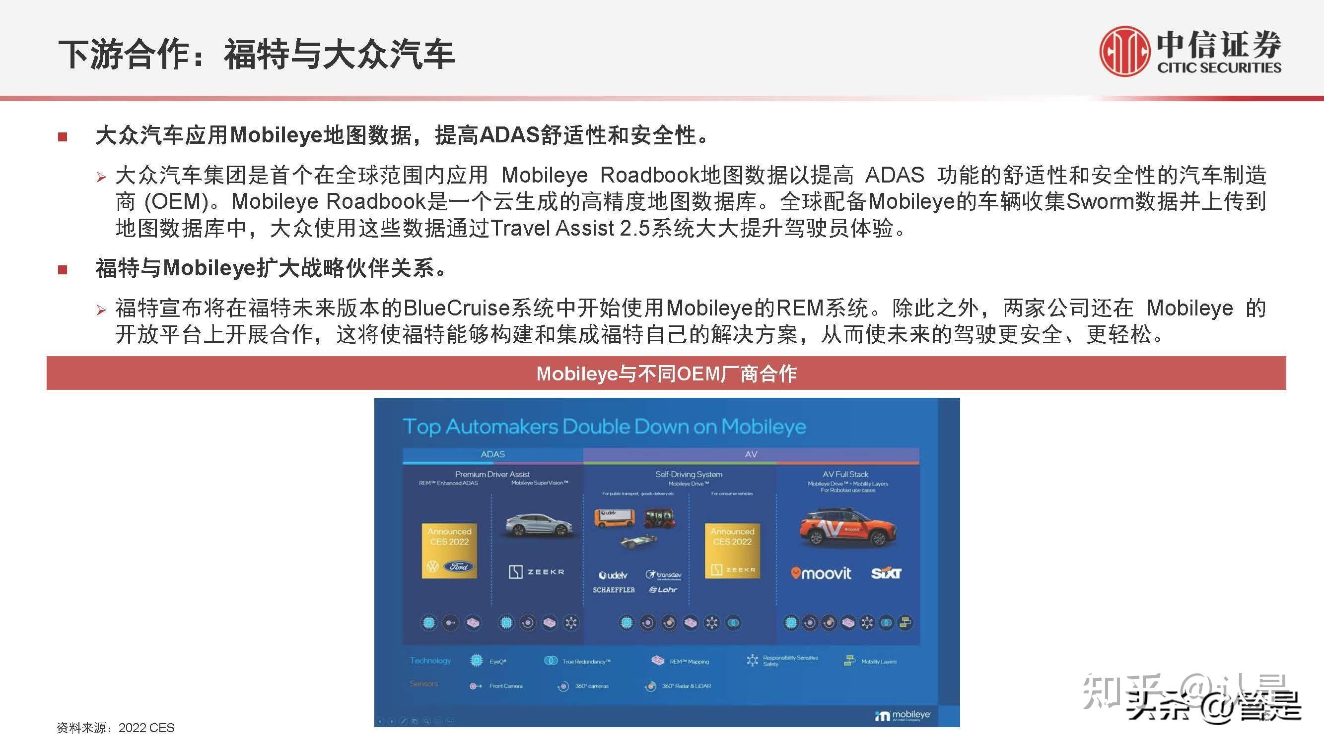 Mobileye专题研究：全球ADAS辅助驾驶领域的引领者 - 知乎