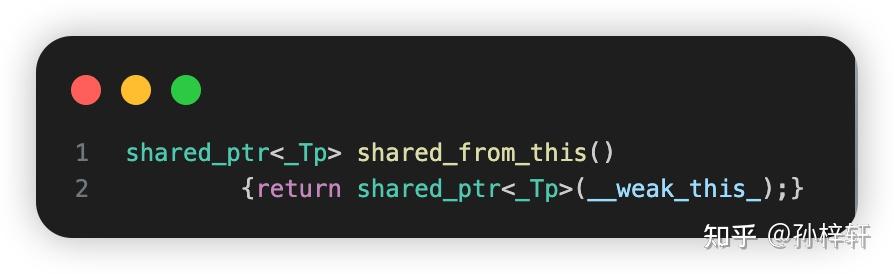 std::enable_shared_from_this 有什么意义？ - 知乎