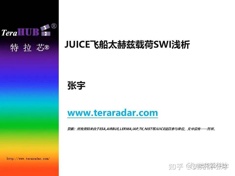 JUICE飞船太赫兹载荷SWI浅析 - 知乎
