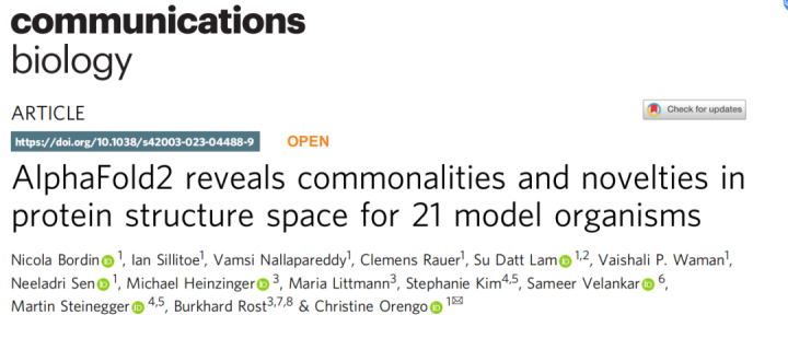 学术速运|AlphaFold2揭示了21种生物的蛋白质结构空间上的共性和新颖性 - 知乎