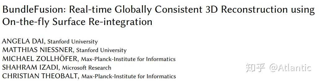 【源码汇总】基于RGB-D相机的三维重建总览 包括静态与动态三维重建 - 知乎