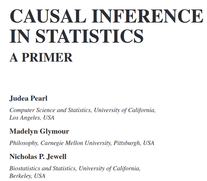 Causal Inference In Statistics A Primer Chap1 Causal Inference In Statistics A Primer Chap1