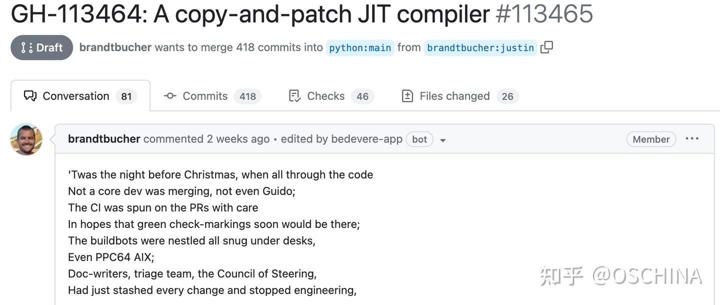 Python 3.13 将引入 copy-and-patch JIT 编译器 - 知乎