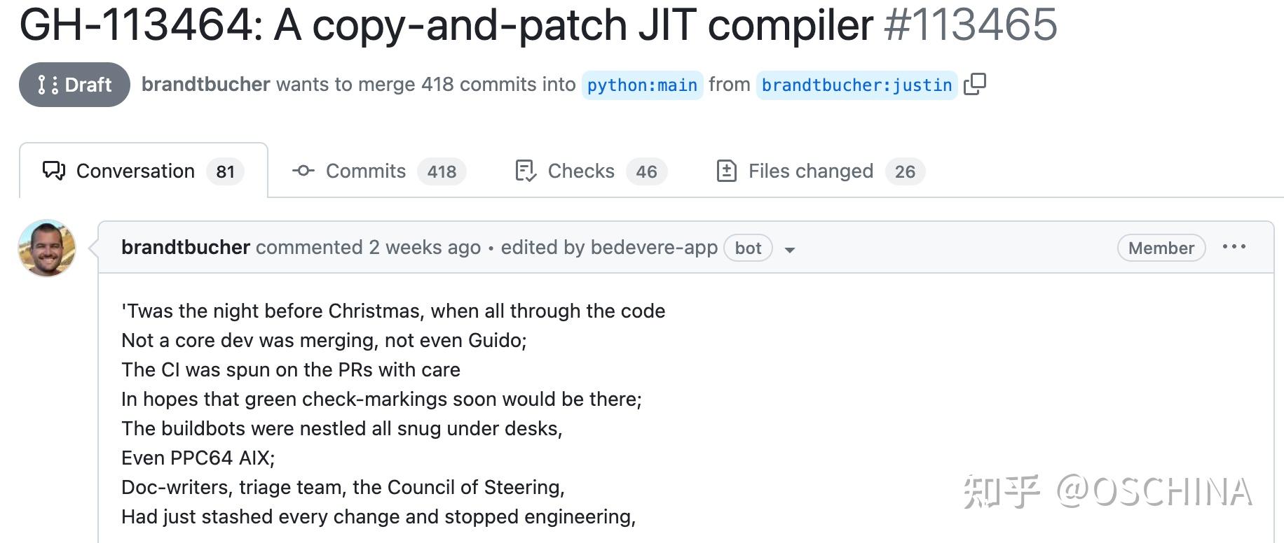 Python 3.13 将引入 copy-and-patch JIT 编译器 - 知乎