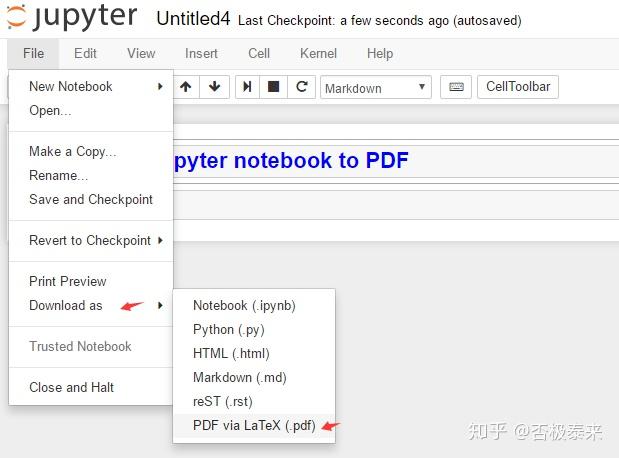 Jupyter Notebook中ipynb转pdf指南——支持中文 - 知乎