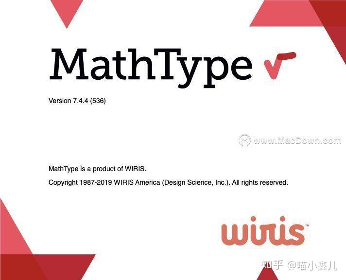 MathType 7 mac版(数学公式编辑器) - 知乎