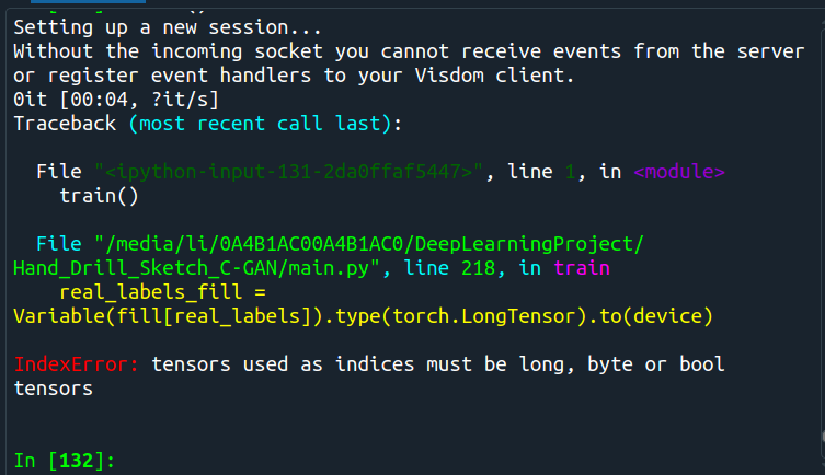 崩溃的错误: IndexError: tensors used as indices must be long, byte or bool tensors - 知乎