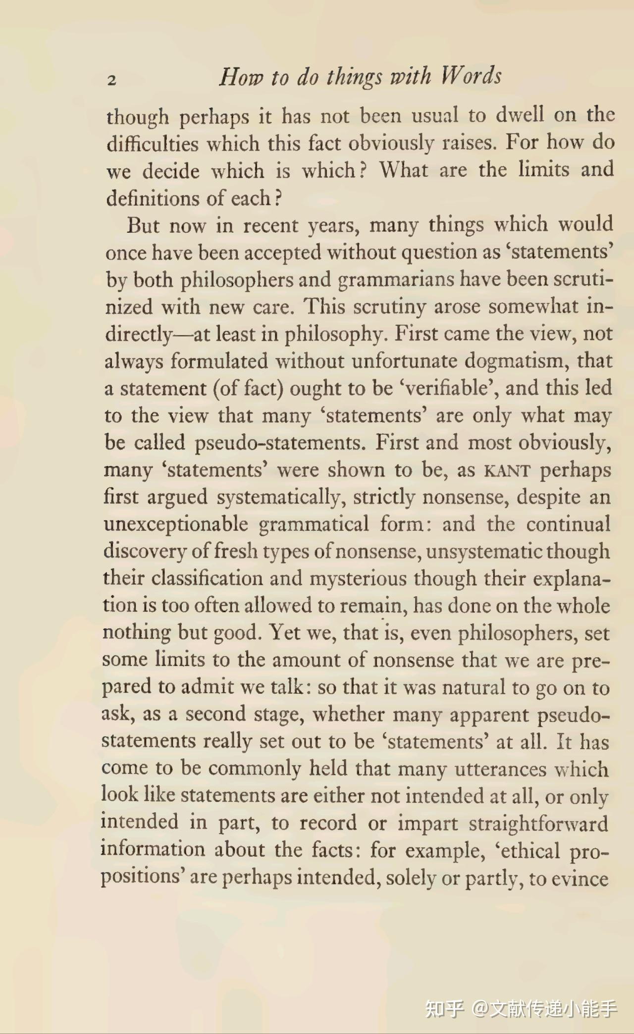 约翰·朗肖·奥斯汀,如何以言行事,英文版,How to do things with words by J.L.Austin 1962 - 知乎