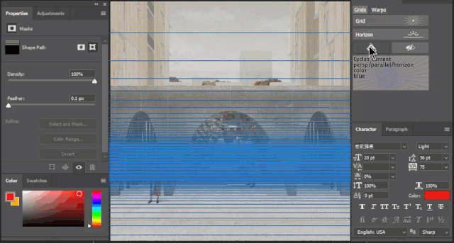 PS透视线快速绘画神器终于来了，各种操作看哭设计师 - 知乎