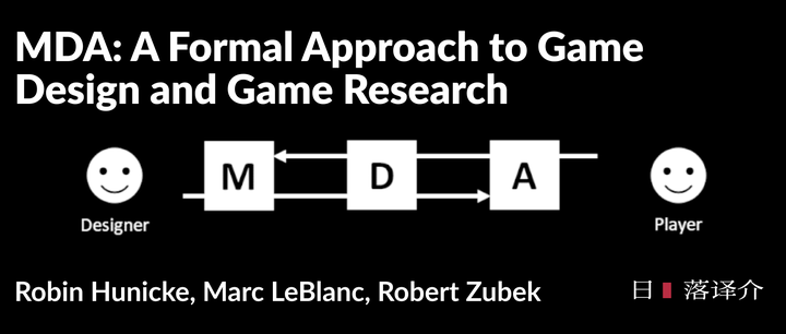 MDA 框架：一种游戏设计和游戏研究的形式化方法 MDA: A Formal Approach to Game Design and Game ...