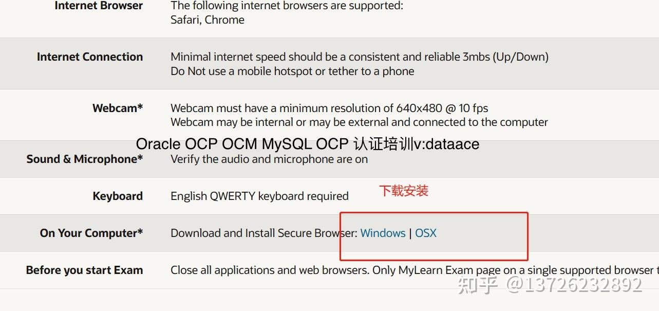 Oracle/MySQL OCP在家线上考试流程 - 知乎