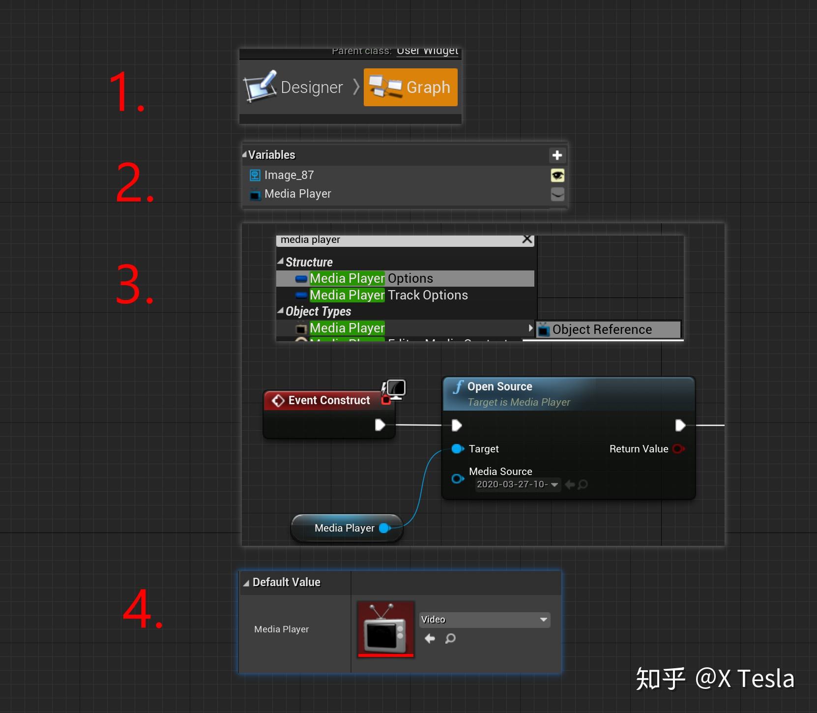 【UE4】如何在UI(Widget)播放视频 - 知乎