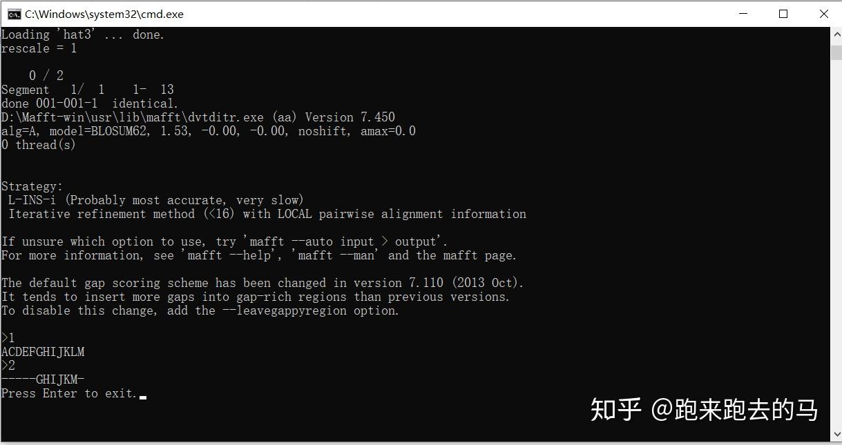 MAFFT这个程序如何用？ - 知乎