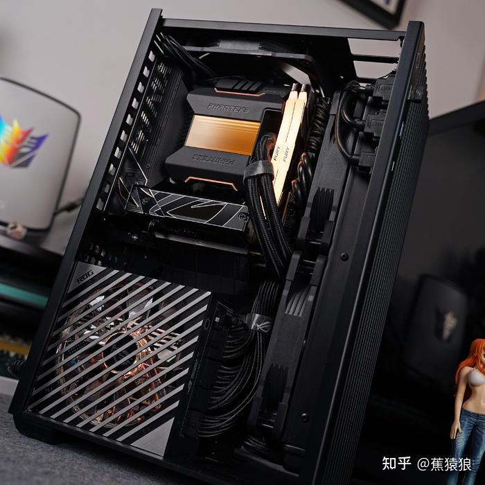 13600K/ROG Z790I/TUF RTX 4070TI，铁窗泪 ITX 机箱装机展示