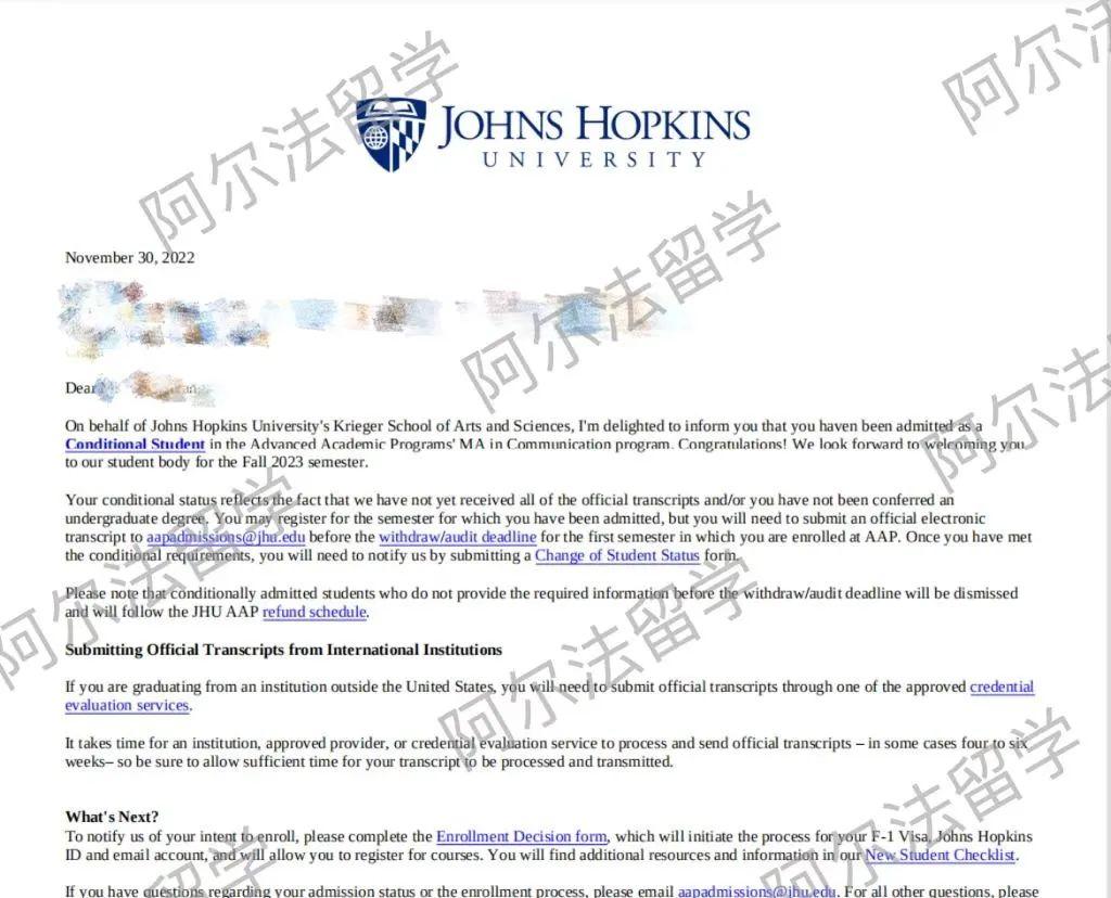恭喜西浦学员拿到JHU传播学offer！（内附申请难度解析） - 知乎