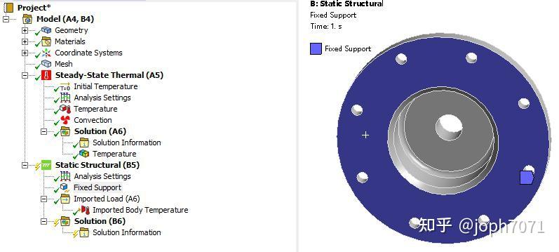 ANSYS Workbench结构热固耦合计算 - 知乎