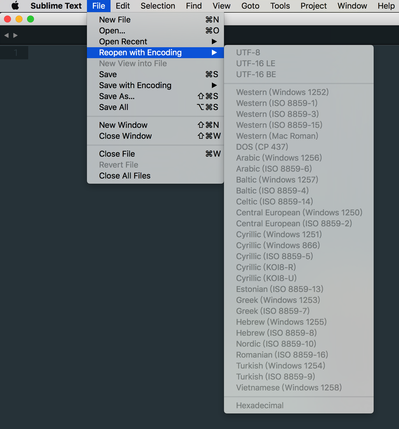 sublime text 3中配置好php，左下角的默认编码格式是ASCII，怎么转成utf-8格式? - 知乎