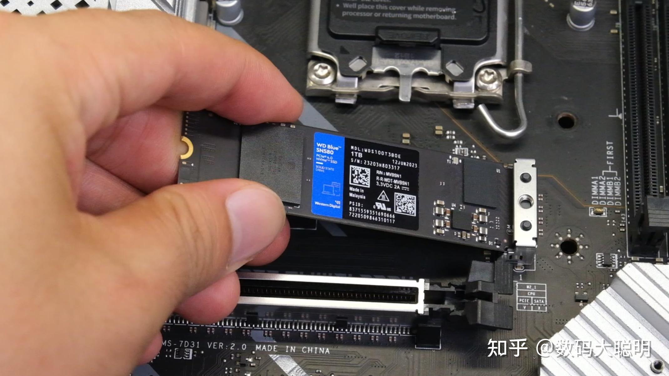 大聪明丨西数SN580 1TB固态性能测试，SN570升级是否成功？ - 知乎