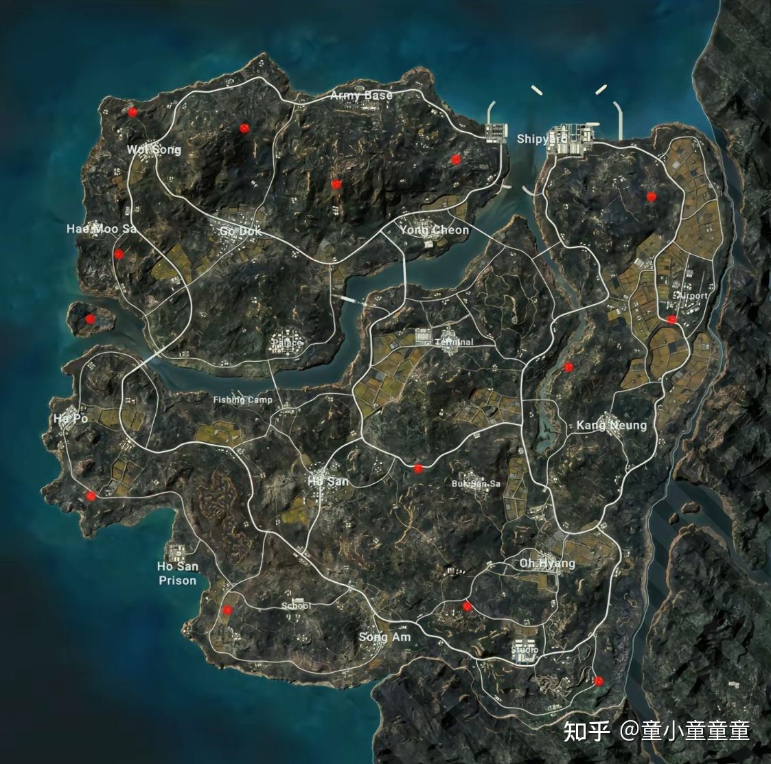 PUBG 艾伦格、泰戈、维寒迪、帕拉莫地下室密室位置