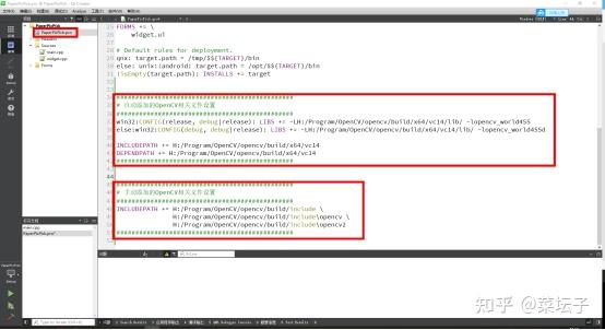 QT5添加OpenCV的配置方法 - 知乎