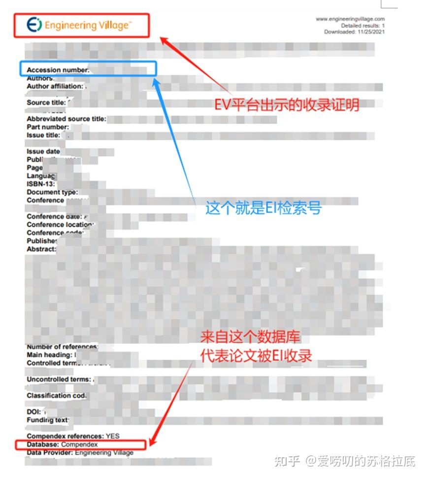 EI、Ei Compendex 和Engineeering Village 都是啥？怎么查看文章是不是EI收录？怎么查看文章的EI检索号？ EI 的一网打尽，看不懂算我输··· - 知乎