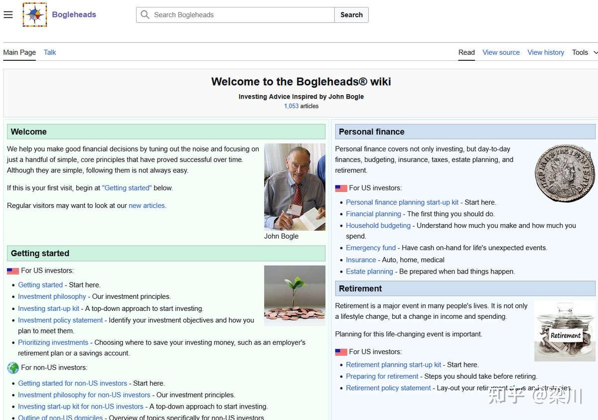 Bogleheads，指数投资和资产配置的百科全书，新手投资者入门必逛 - 知乎