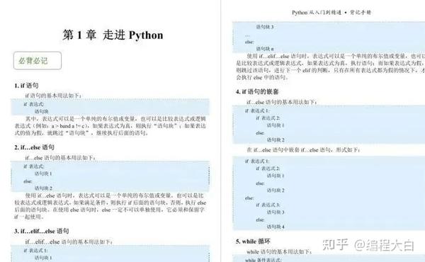 字节跳动把Python入门知识点整理成手册了，高清PDF开放下载 - 知乎