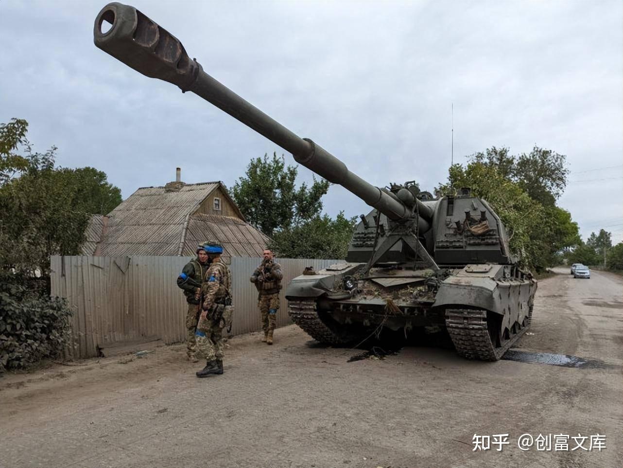 俄军炮兵覆灭!最新型2s19m2自行榴弹炮,已成乌克兰战利品 知乎