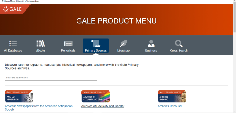疫情下约翰内斯堡大学学生如何利用Gale原始档案开展远程学习和研究 - 知乎